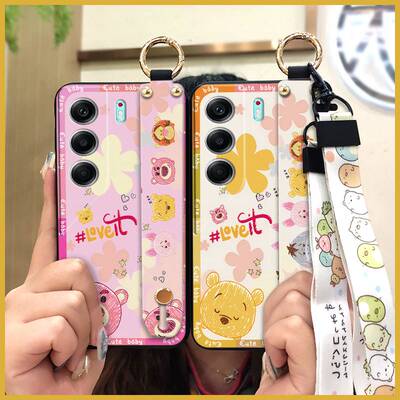 适用Tecno Camon40 4G/传音CM5手机壳趣味创意腕带全包奢华散热可爱个性软壳防尘动漫指环硅胶男女款卡通质感