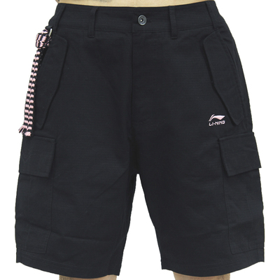 李宁lining签名款口袋现货短裤