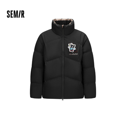 森马防风防泼水潮流联名羽绒服男
