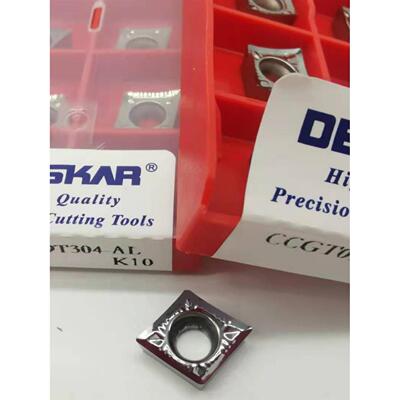 戴斯卡数控刀片CCGT09T302/CCGT09T304/CCGT09T308-AL K10铜铝件