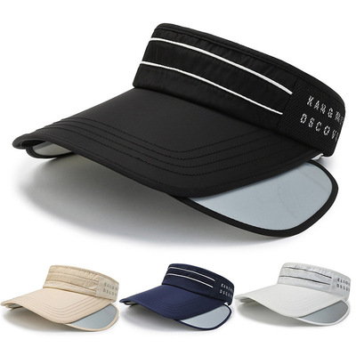 太阳帽遮阳帽无顶空顶帽子韩版