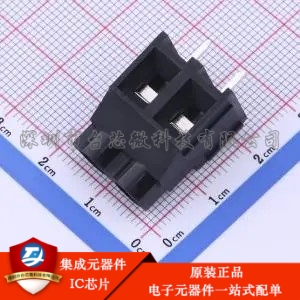 1x2P 7.62mm 直插 排数:1 每排P数:2 DB910-7.62-2P-BK-S P=7.62m