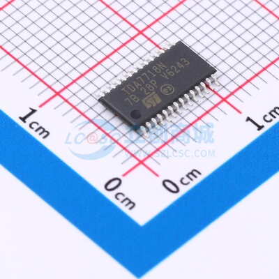 音频接口芯片 TDA7718N TSSOP-28 意法半导体芯片 电子元器件配单