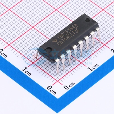触发器 CD74HC173E PDIP-16 TI/德州 电子元器件配单原装正品