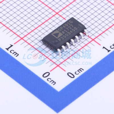 运算放大器 OP491GSZ-REEL7 SOIC-14 ADI(亚德诺) 电子元器件配单