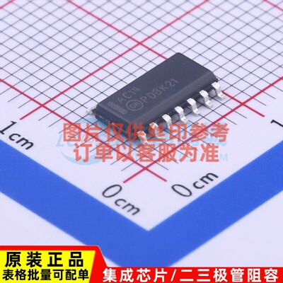 反相器 74AC14SCX SOIC-14 onsemi(安森美) 电子元件配单原装正品