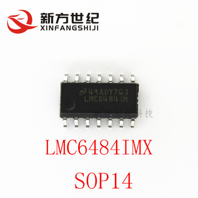 LMC6484IMX LMC6484IM SOP14 CMOS四路轨至轨输入/输出运算放大器