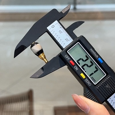 天珠玛瑙镶嵌纯铜三通 diy文玩时尚配饰佛珠串珠手链项链 DM928