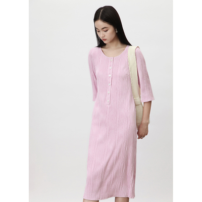 Rowi/casa162时髦针织连衣裙多色