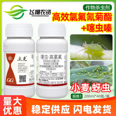国光立克12%噻虫嗪高效氯氟氰菊酯月季小麦蚜虫专用农药杀虫剂