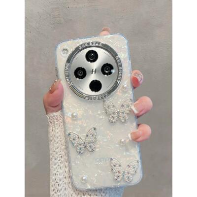 适用于oppofindx8手机壳find x8pro半透明贝壳纹x8s+新款女oppofinx8s小清新ultra蝴蝶pkb110高级防摔保护套