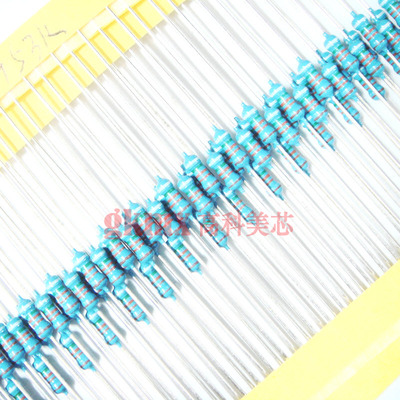 高科美芯 金属膜电阻1/4W 0.25W 953K 色环电阻精度1% 100个5元