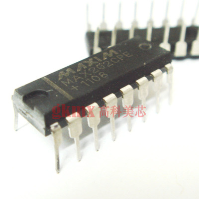 IC集成电路芯片MAX202CPE DIP16线路驱动器
