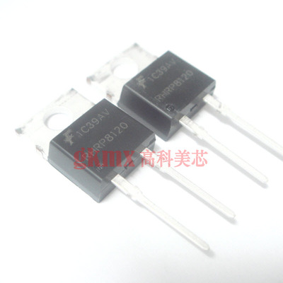 二极管RHRP8120 TO220-2脚直插 8A 1200V超高速双 6元/PCS