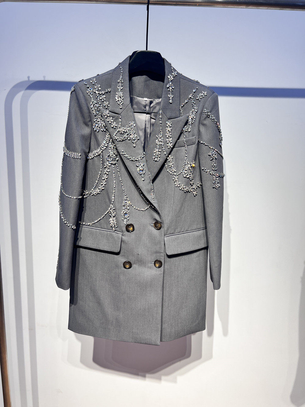 Gaoding Light Luxury Socialite Heavy Industry Beaded and Diamond Padded ...