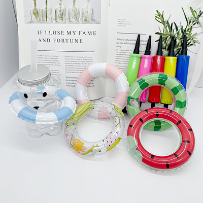 小乌龟迷你游泳圈奶茶冰淇淋杯套