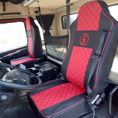 陕汽德龙亚麻四季座套耐磨透气