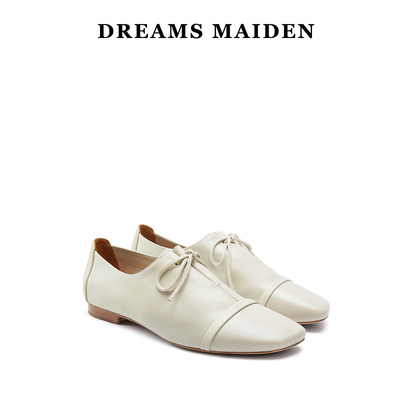 Dreams maiden女鞋小众设计师2024秋新款平底乐福休闲豆豆鞋单鞋