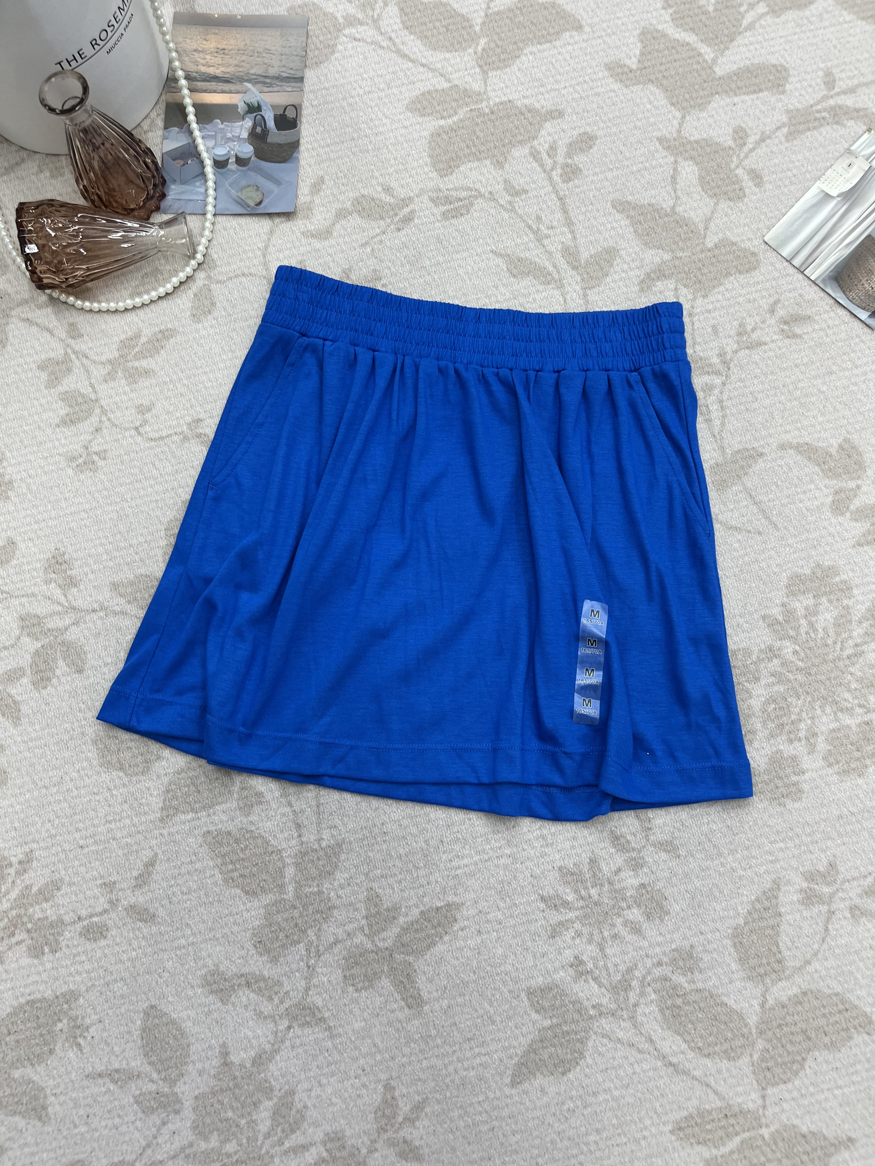 新款夏季松紧腰弹力运动半身裙短裙女