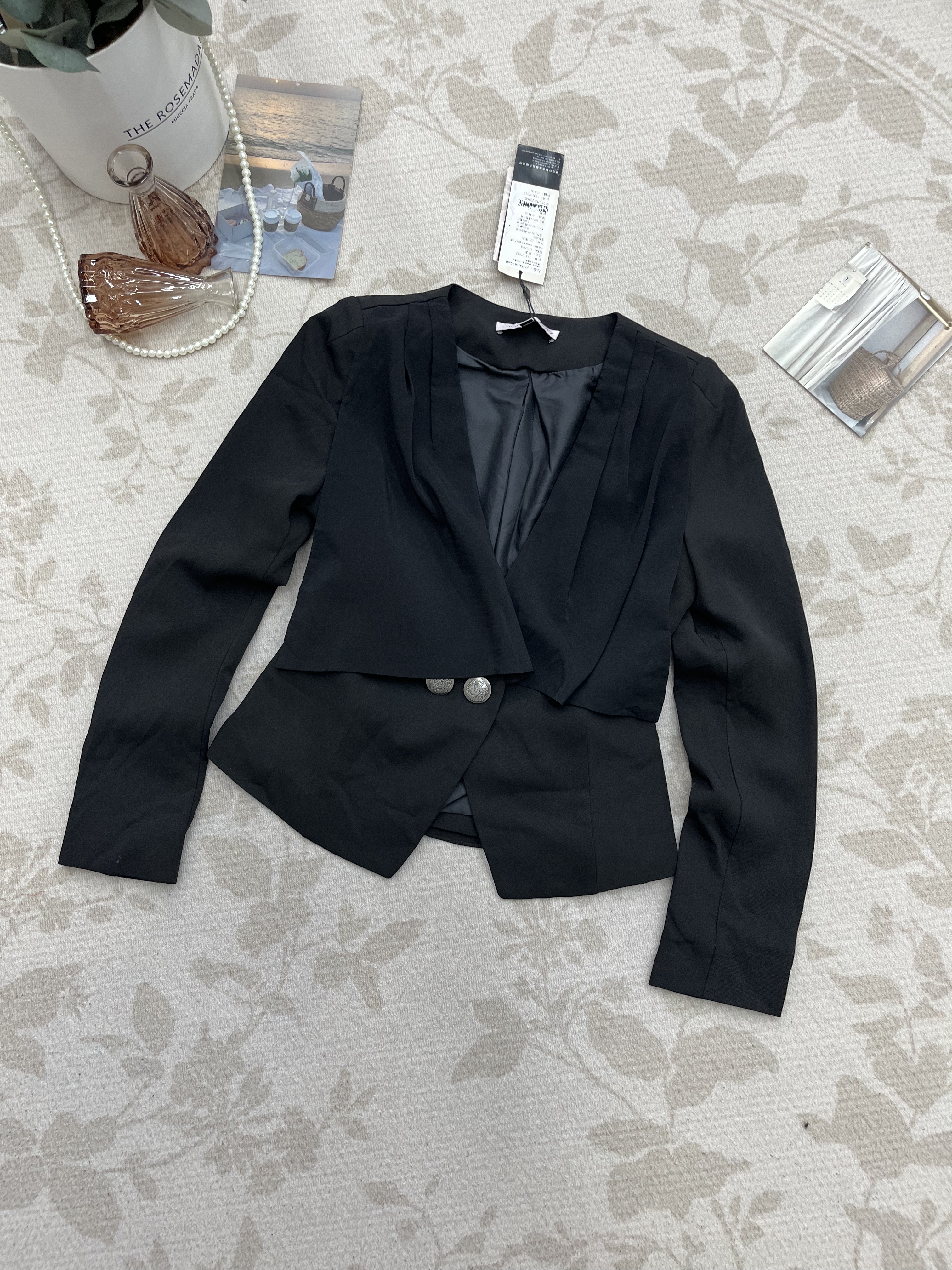 外套西装西服修身长袖春秋短款精品百搭显瘦上衣通勤时尚新款