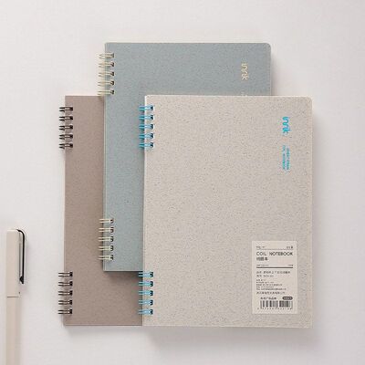 inrik麦秸秆 不硌手线圈本简约大学生初中生高中生笔记本本子