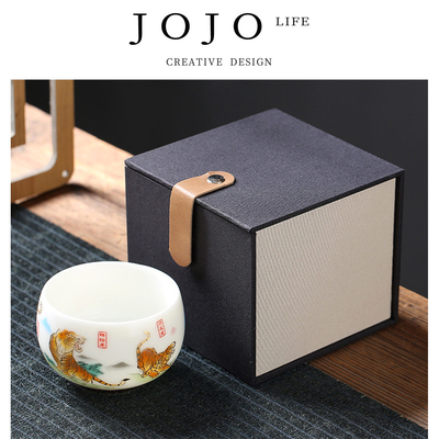 jojo虎大号茶盏单个品茗杯脂老虎