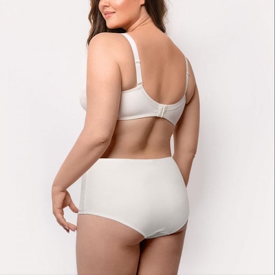 意单INCANTO SKIY系 柔软中高腰大码丰满臀部素色基础款女内裤