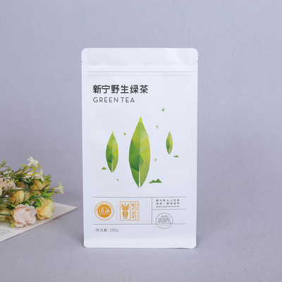 订制镀铝绿茶袋哑光茶叶塑料袋
