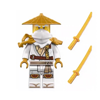 LEGO乐高幻影忍者71847人仔njo741吴大师奇幻绿色神龙降临独占