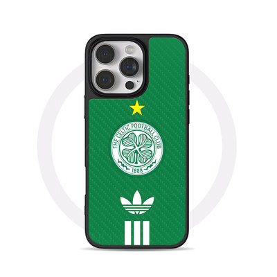 凯尔特人队徽大孔黑框玻璃磨砂磁吸碳纤纹手机壳适用苹果iphone17promax华为小米17PROMAX小米14PROP80PROMAT