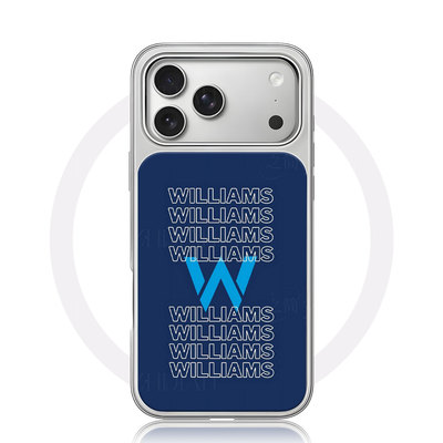 Williams品牌大孔黑框玻璃磨砂磁吸碳纤纹手机壳适用苹果iphone17promax华为12/13/14MATE50PRO小众个性P70UL