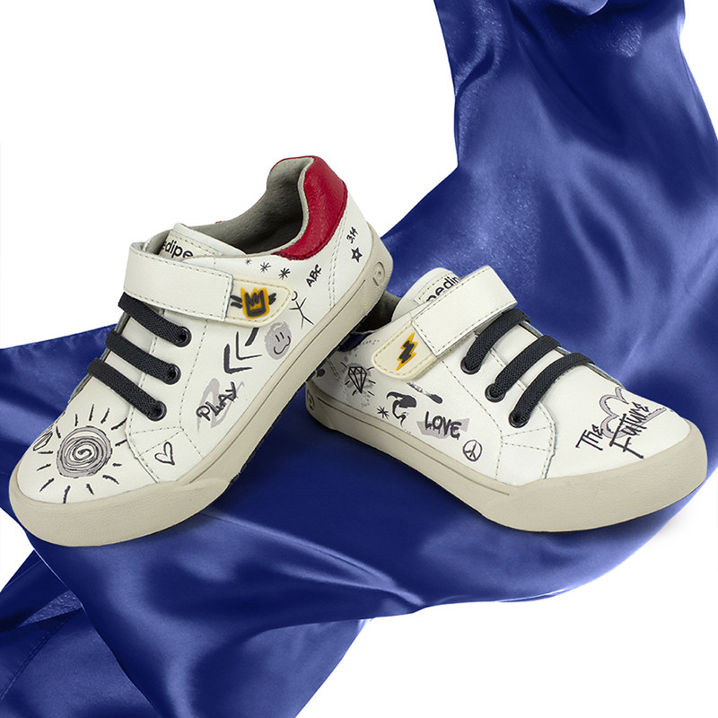 美国pediped派迪派男女童儿童板鞋秋冬季牛皮真皮鞋百搭小白鞋_虎窝淘