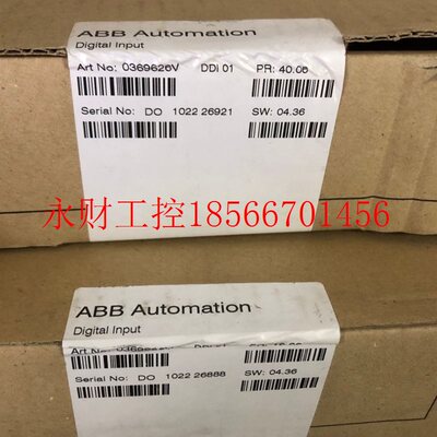 议价ABB DCS卡件模块DDI01 原装现货￥