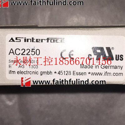 议价IFM AC2250 易福门安全AS-i从站模块￥