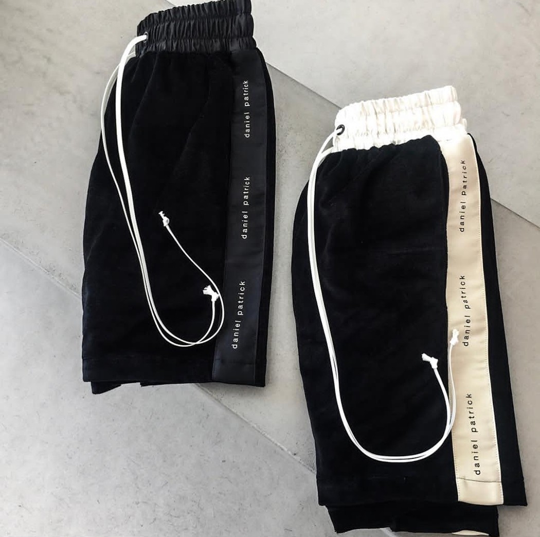 Daniel Patrick DP短裤高街潮牌比伯同款拼色宽松休闲五分裤_虎窝淘