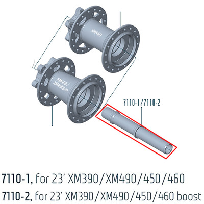 KOOZER 花鼓轴心修补件 适用于23款 xm490/xm390/450/460 12x142