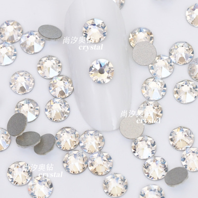 施华洛2088平底001mol月光白美甲