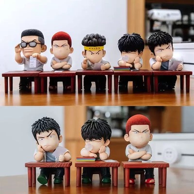 灌篮高手小肖GK樱木流川枫湘北补考军团Q版公仔玩具潮玩桌面摆件
