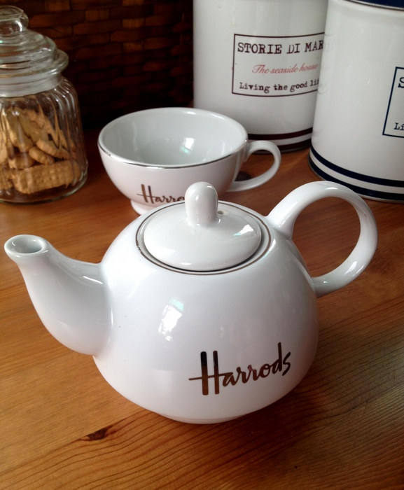 哈罗斯伦敦欧洲日本harrods陶瓷杯套装马克杯情侣杯咖啡杯茶壶骨