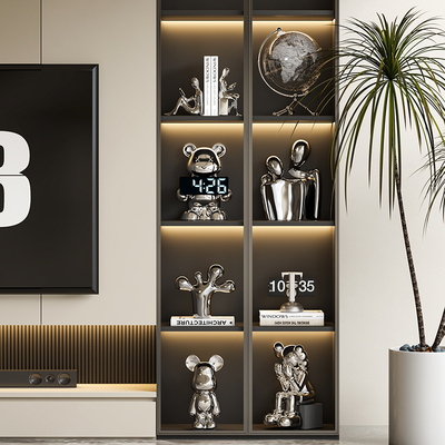 意式现代轻奢电视柜摆件高级感家居客厅酒柜壁龛小众艺术软装饰品