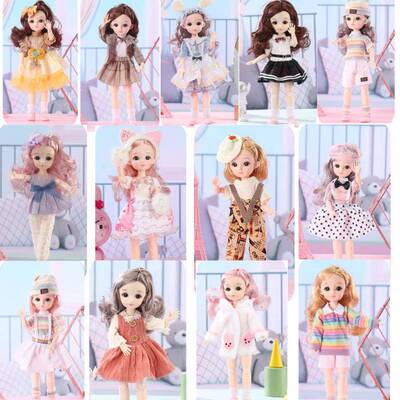 Large Doll Girl Princess Toy 30cm Bjd Doll 12 Moveable Joint