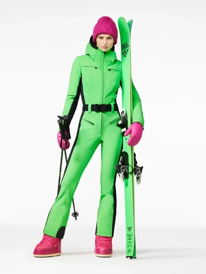 Goldbergh 2025女士新款滑雪服保暖连帽滑雪衣腰带一体上衣裤子