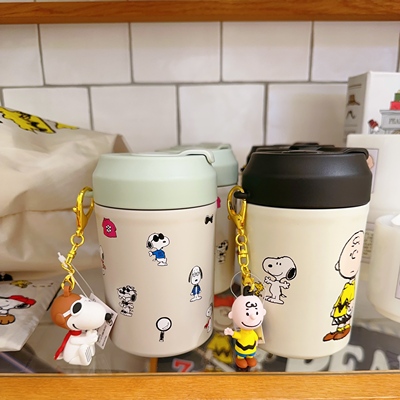 日本 afternoon tea2026史努比系列保温桌面杯 水杯 冷水壶