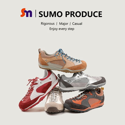 素陌2026春季新款户外休闲登山鞋女款防滑运动鞋软底百搭复古1808