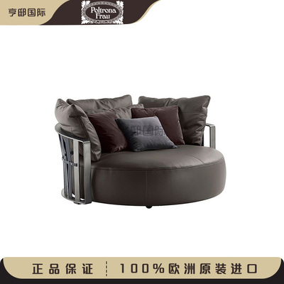 意大利家具 Poltrona Frau Scarlett   现代简约   皮质沙发正品
