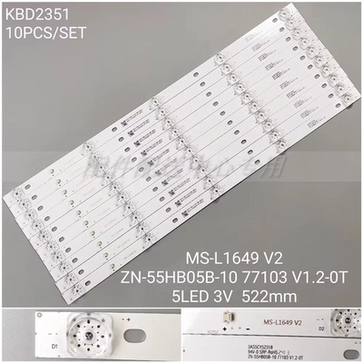 适用夏新LE-8822A I55C灯条55Q10 55Q6 ZN-55HB05B-10灯条MS-L164