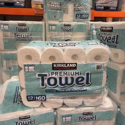 科克兰厨房纸巾吸水擦油污卷纸