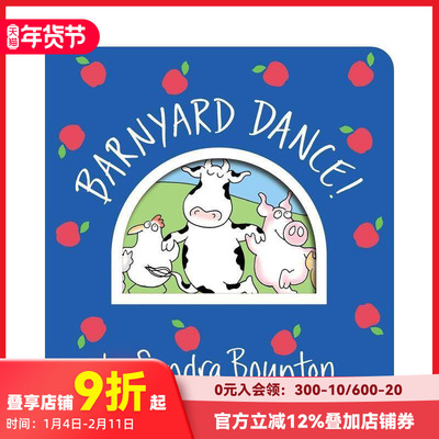 【预售】谷仓里跳舞 【Boynton on Board】Barnyard Dance! 原版英文儿童绘本