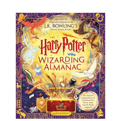 【现货】哈利·波特魔法图鉴 The Harry Potter Wizarding Almanac 原版英文官方配套读物百科指南故事插画礼物书 JK罗琳 善本图书