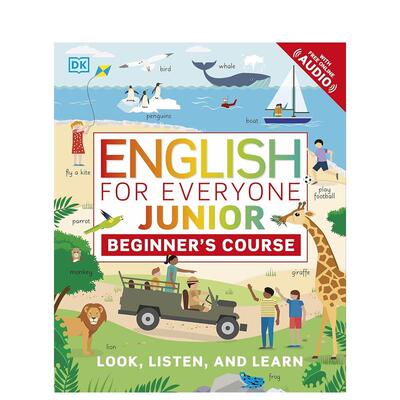 【现货】English for Everyone Junior 少儿初级英语:初级课程 英文原版童书